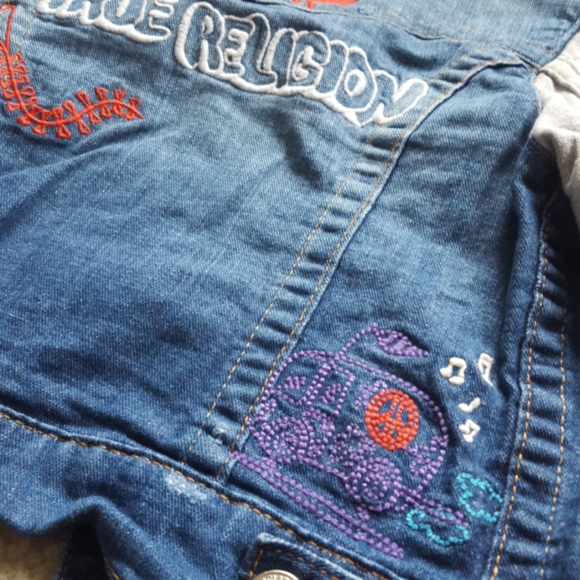 True Religion | Jackets & Coats | Rare True Religion Girls Emily Patch ...